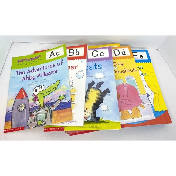 Scholastic | Toys | Vintage Scholastic Alphatales Book Set Alphabet ...